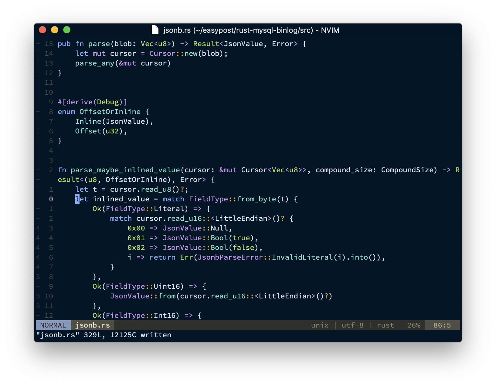 Roguelazer s Website Vim Setup 2019